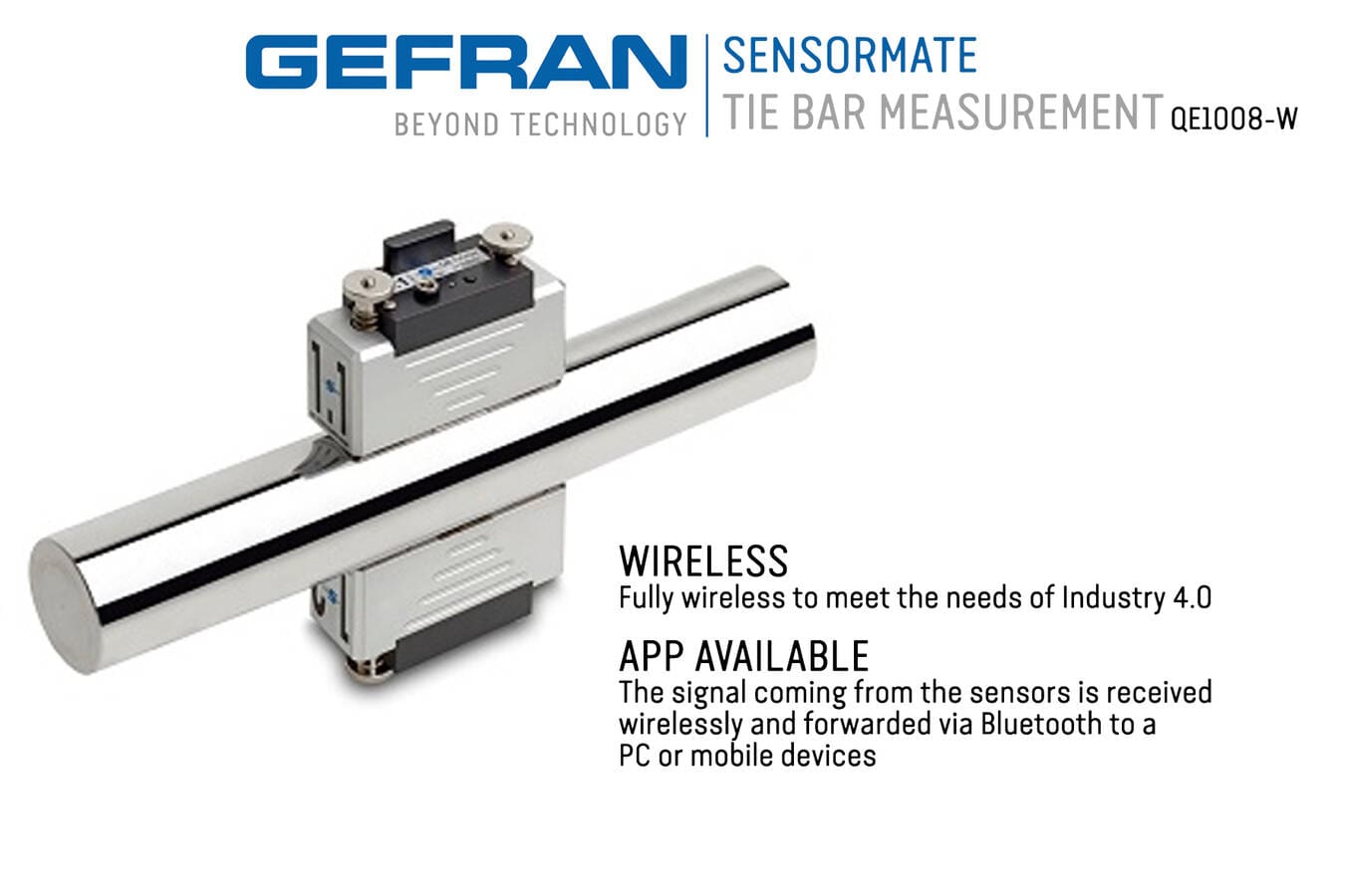 Gefran Sensormate wireless magnetic mount strain sensor - Maintenance ...